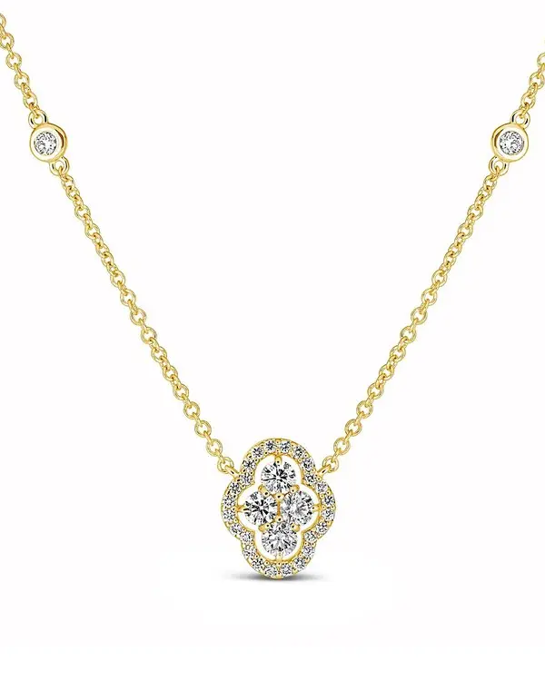 Piranesi 18k Yellow Diamond Pendant Necklace - Gold