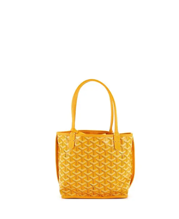 Goyard Mini Anjou Reversible Tote Coated Canvas - Orange