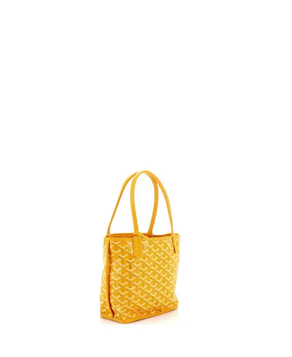 Goyard Mini Anjou Reversible Tote Coated Canvas - Orange