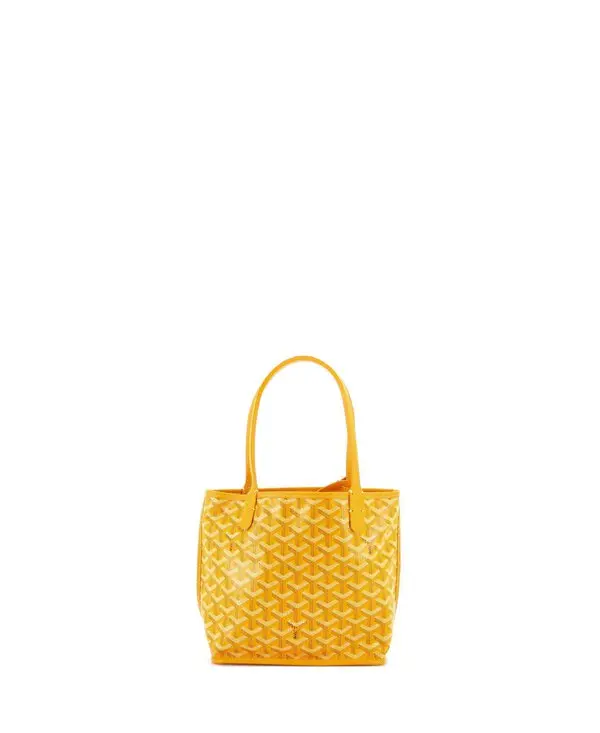 Goyard Mini Anjou Reversible Tote Coated Canvas - Orange