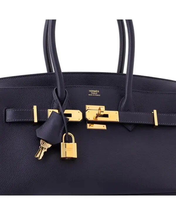 Hermès 29 Shoulder Birkin Bag Evercolor - Gray