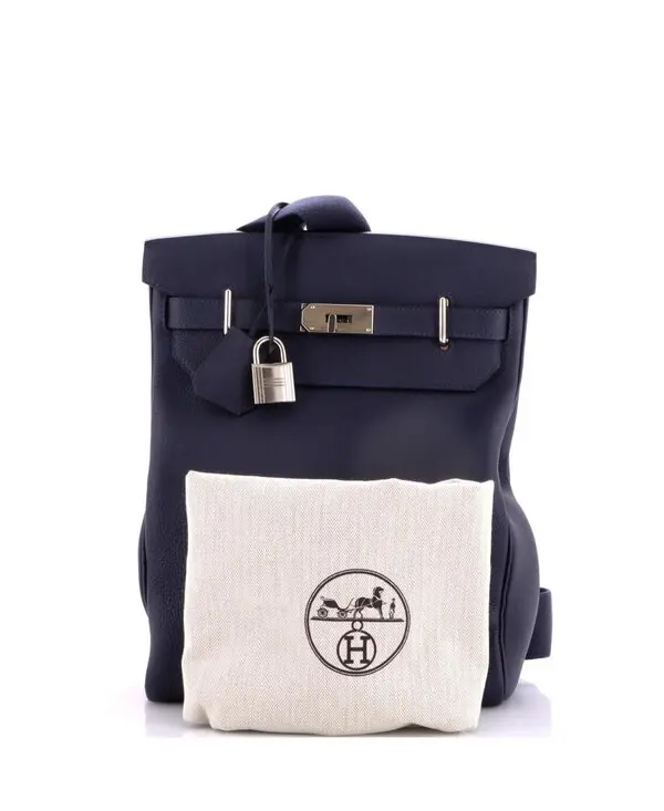 Hermès Gm Hac A Dos Backpack Togo - Blue