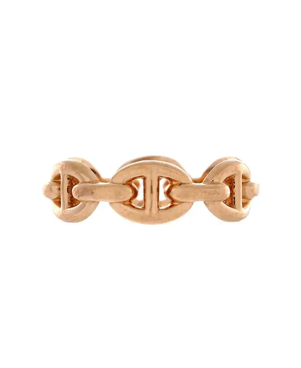 Hermès Small Chaine D'ancre Enchainee Ring - Pink