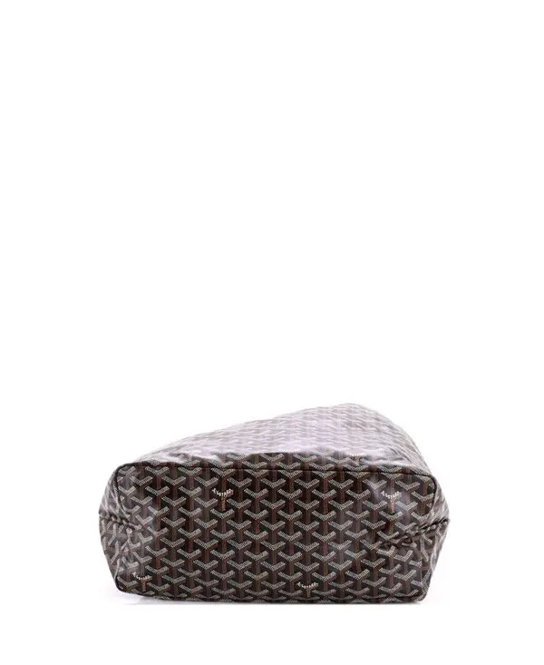 Goyard Pm Saint Louis Tote Coated Canvas - Black