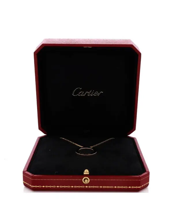 CARTIER Love Pendant Necklace 18k 16.5