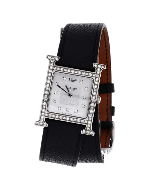 Hermès Heure H Quartz Watch 26mm - Dial Color: White