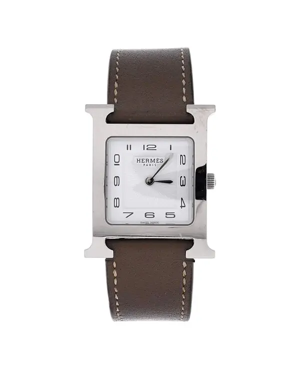 Hermès Heure H Quartz Watch 26mm - Dial Color: White