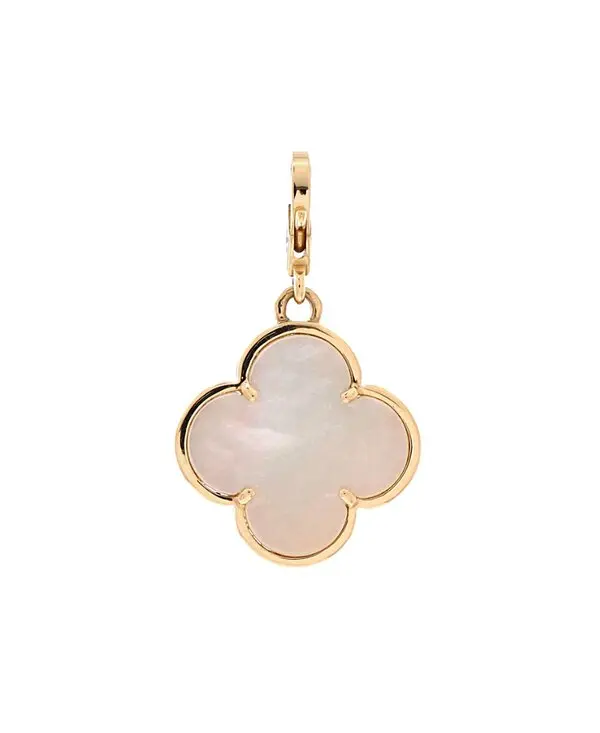 VAN CLEEF & ARPELS Magic Alhambra Pendant Charm 18k And Mother Of Pearl - Gold