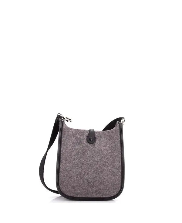 Hermès Tpm Evelyne Bag Gen Iii Felt - Gray