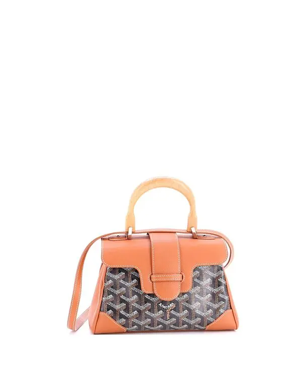 Goyard Mini Saigon Top Handle Bag - Brown