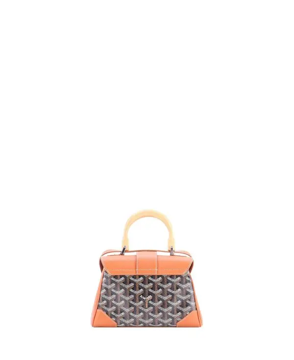 Goyard Mini Saigon Top Handle Bag - Brown