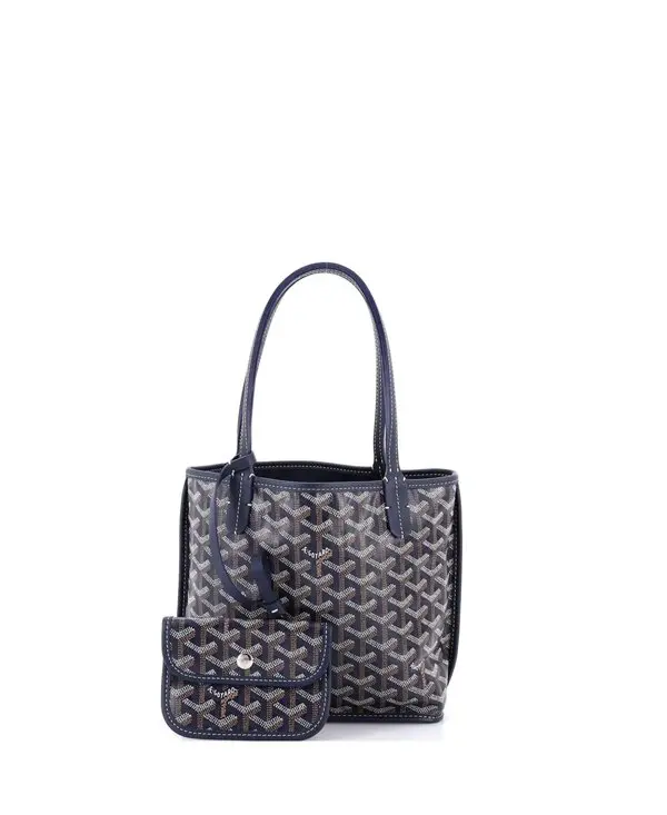 Goyard Mini Anjou Reversible Tote Coated Canvas