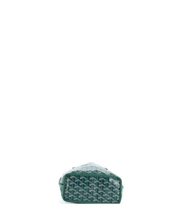 Goyard Mini Anjou Reversible Tote Coated Canvas - Green