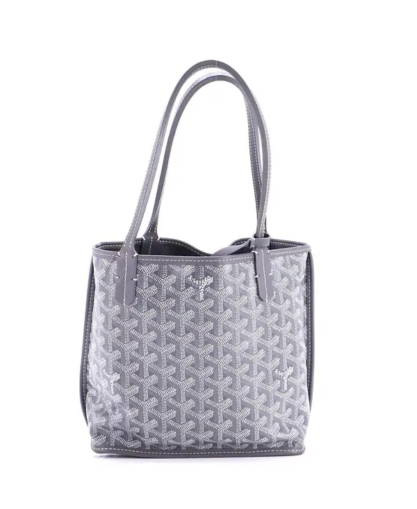 Goyard Mini Anjou Reversible Tote - Gray