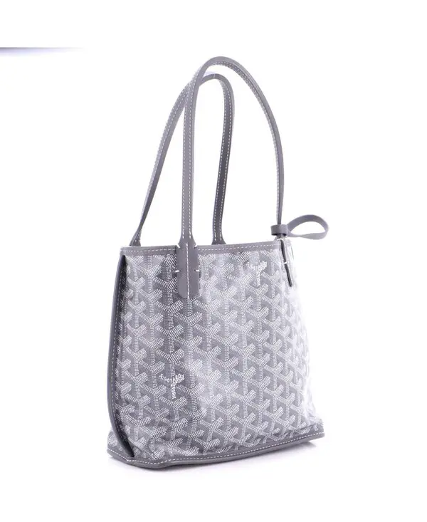 Goyard Mini Anjou Reversible Tote - Gray