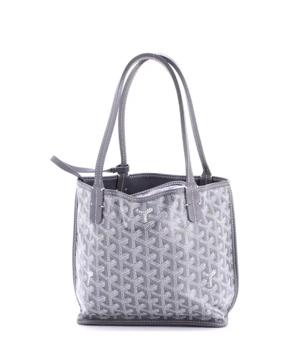 Goyard Mini Anjou Reversible Tote - Gray