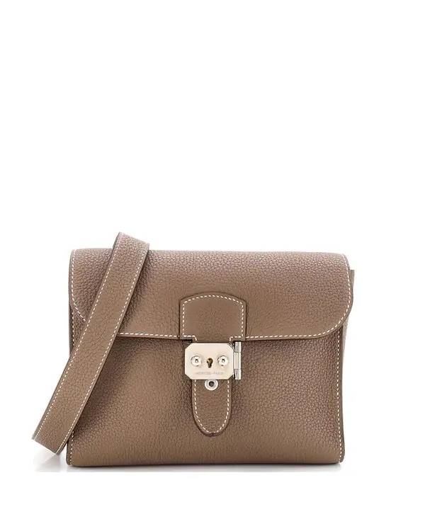 Hermès 21 Sac A Depeches Messenger Bag Togo - Gray