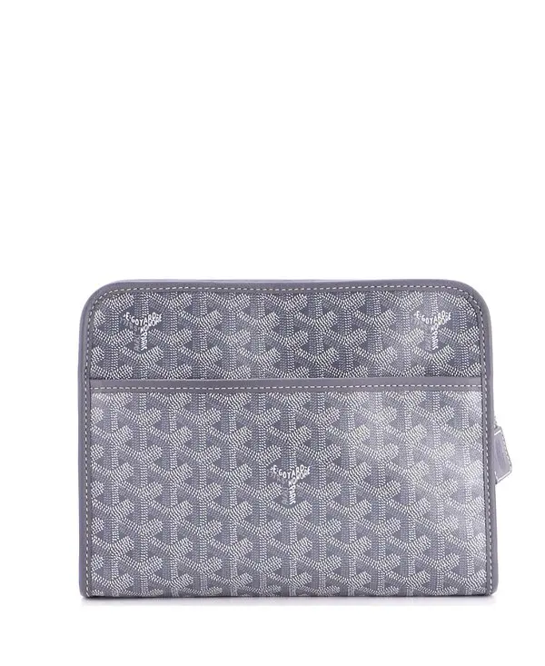 Goyard Jouvence Mm Toiletry Pouch Coated Canvas - Gray