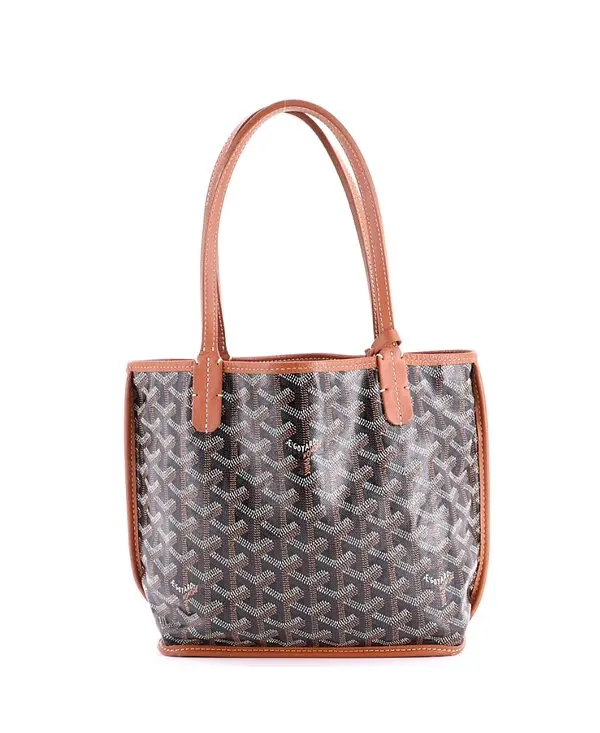 Goyard Anjou Reversible Tote Coated Canvas - Brown