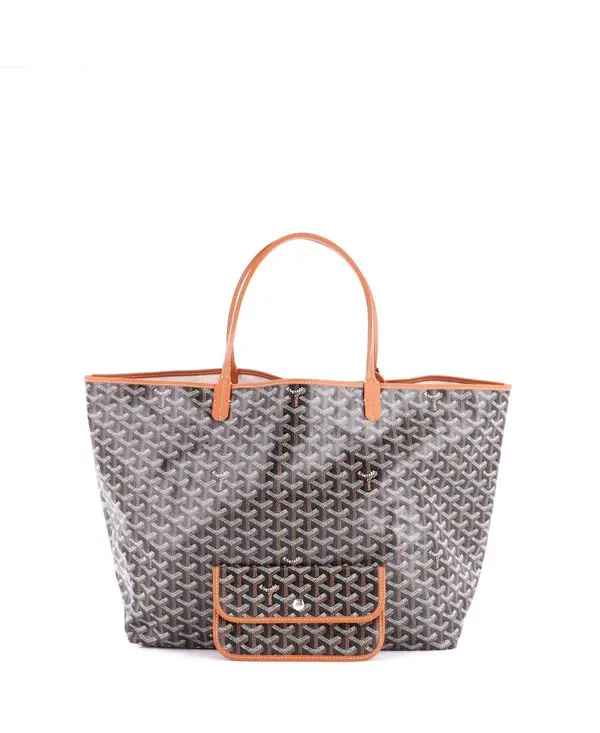 Goyard Gm Saint Louis Tote Coated Canvas - Brown
