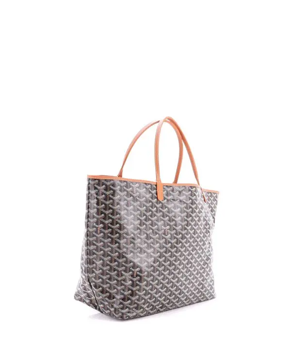 Goyard Gm Saint Louis Tote Coated Canvas - Brown