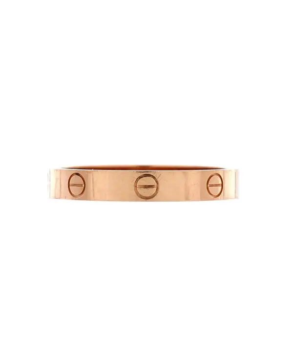 CARTIER Love Wedding Band Ring - Pink