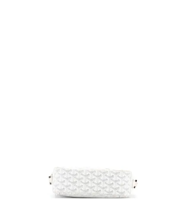 Goyard Cap Vert Bag Printed Coated Canvas - White