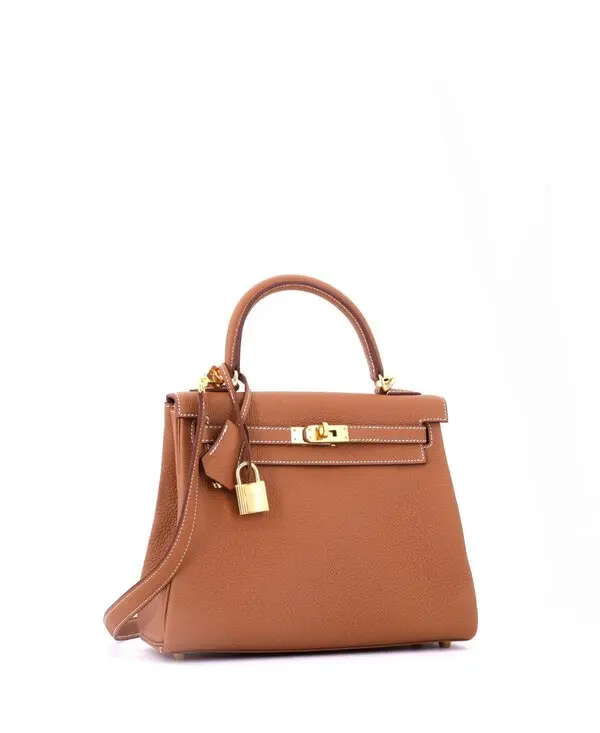 Hermès Kelly 25 Handbag - Gold