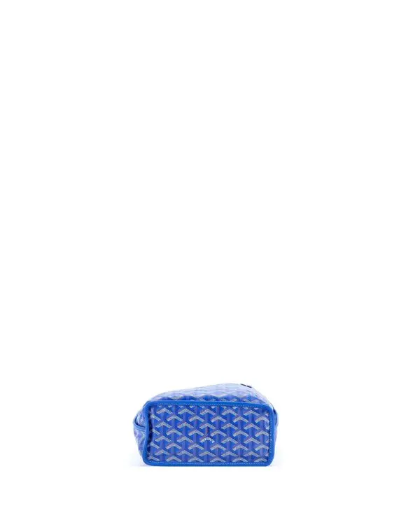 Goyard Mini Anjou Reversible Tote Coated Canvas - Blue