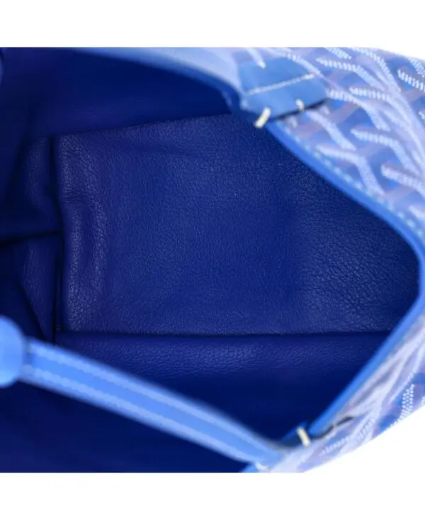 Goyard Mini Anjou Reversible Tote Coated Canvas - Blue