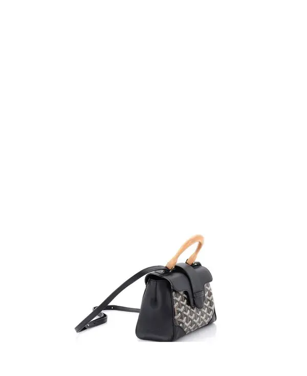 Goyard Mini Saigon Top Handle Bag - Black
