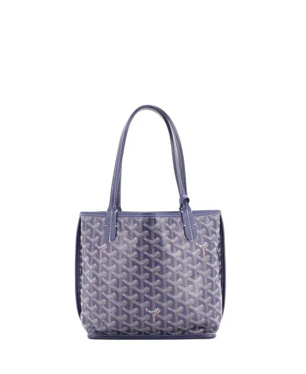Goyard Anjou Reversible Tote Coated Canvas - Blue