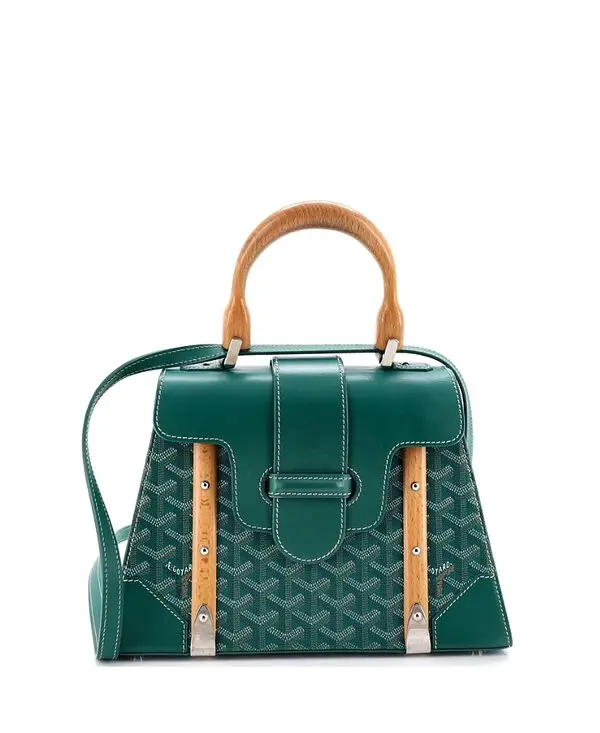 Goyard Pm Saigon Top Handle Bag - Green