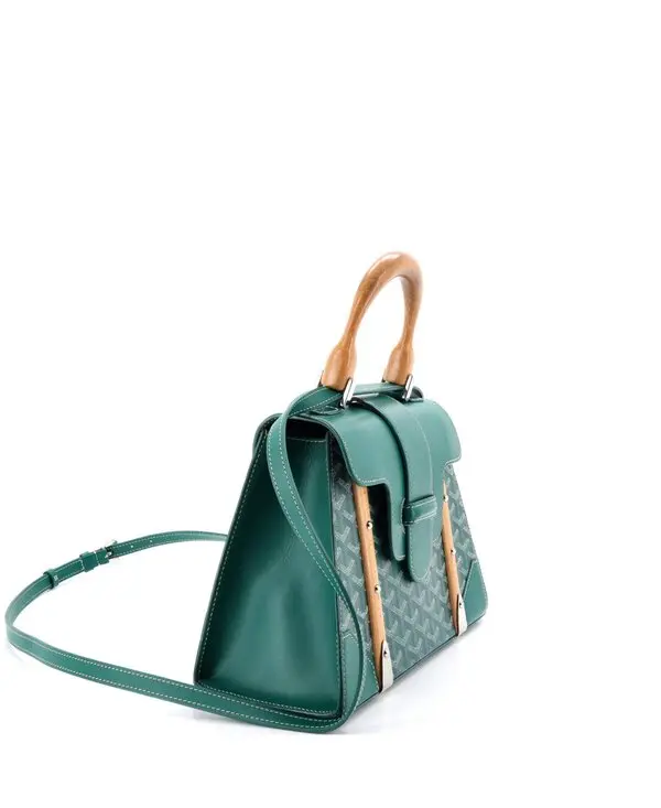 Goyard Pm Saigon Top Handle Bag - Green