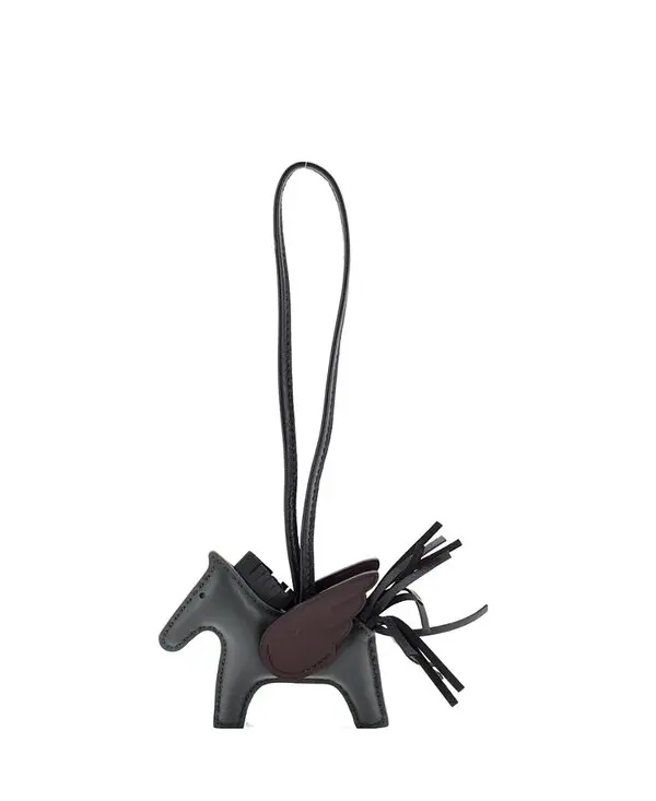 Hermès Pm Pegase Rodeo Bag Charm Leather - Green/ Black/ Grey/ Green/ Red