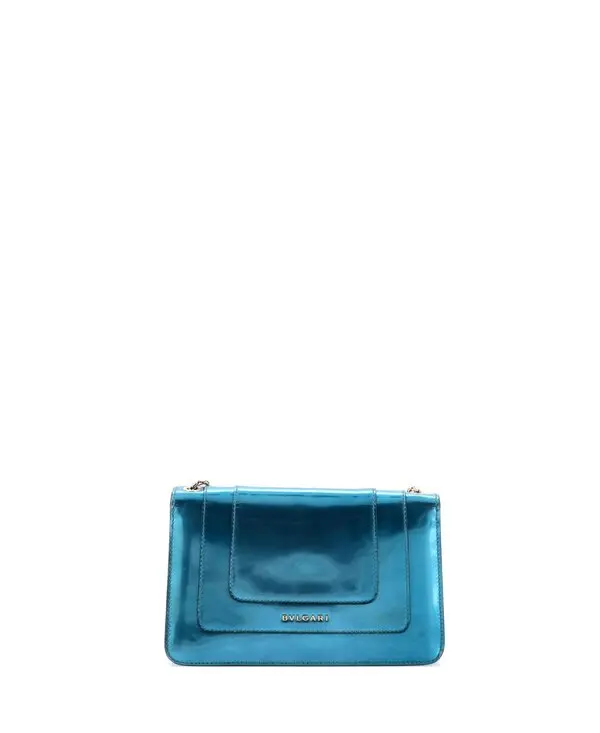 BVLGARI Small Serpenti Forever Metallic Leather Shoulder Bag