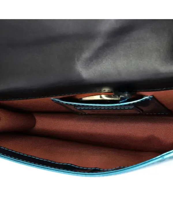 BVLGARI Small Serpenti Forever Metallic Leather Shoulder Bag