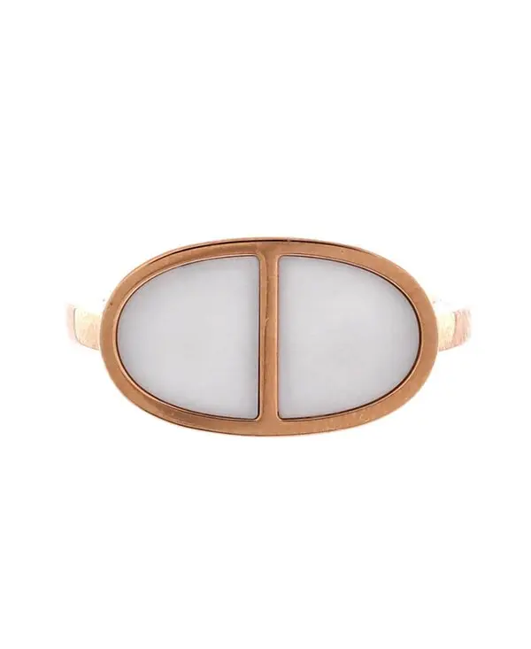 Hermès Small Chaine D'ancre Verso Ring - Gold