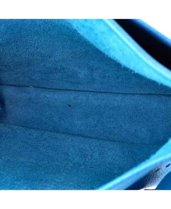Hermès Pm Evelyne Gen Iii Clemence Bag - Blue