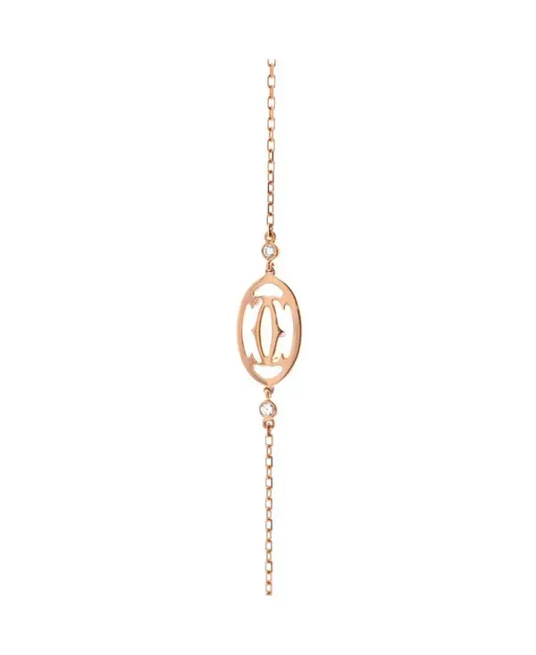 CARTIER Double C Logo Bracelet