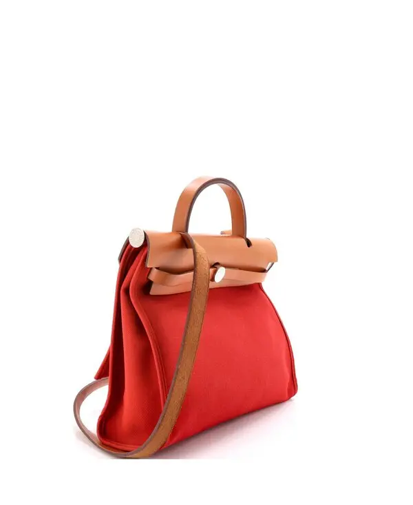 Hermès 31 Herbag Zip - Red