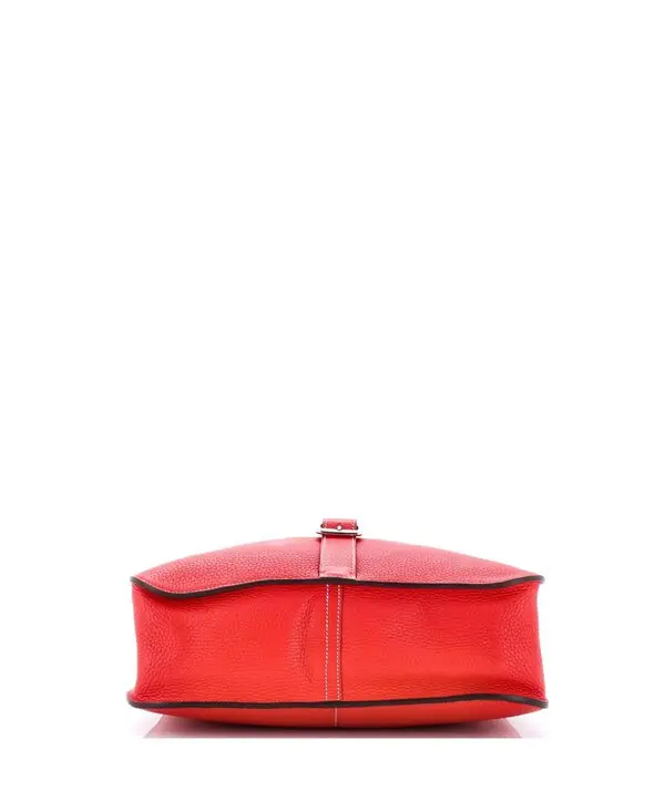 Hermès 31 Halzan Bag Clemence - Red
