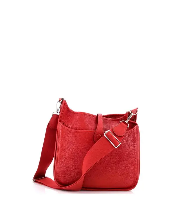 Hermès Pm Evelyne Bag Gen Iii Clemence - Red