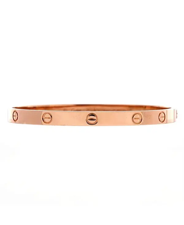 CARTIER Love Bracelet In 18k Rose Gold