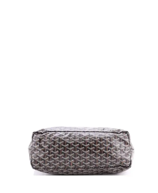 Goyard Gm Saint Louis Tote Coated Canvas - Black