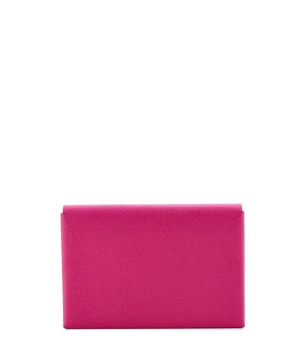 Hermès Mm Calvi Pouch Epsom - Pink