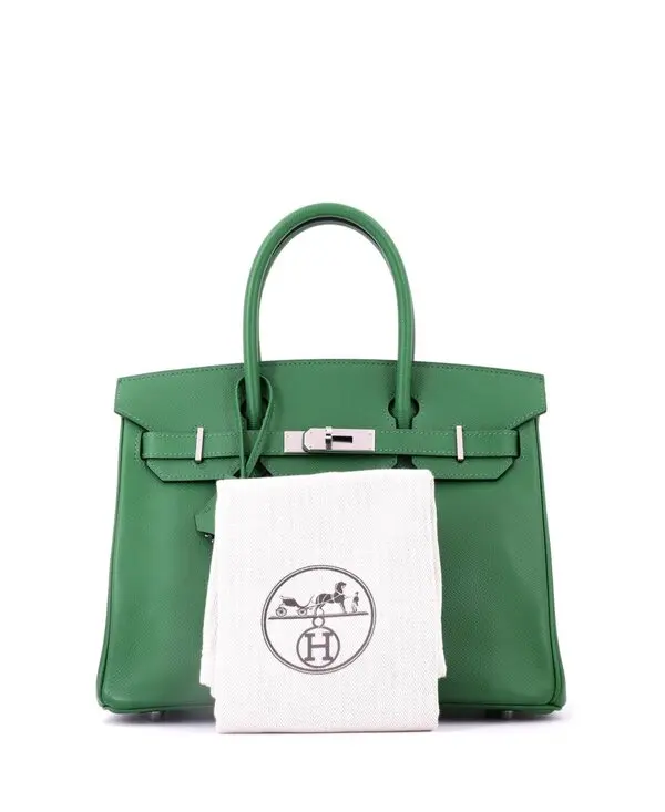 Hermès Birkin 30 Handbag - Vert Bengale