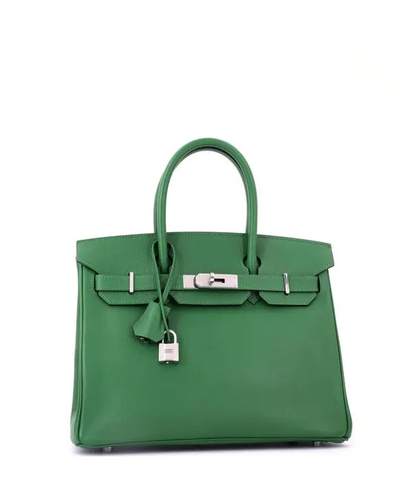 Hermès Birkin 30 Handbag - Vert Bengale