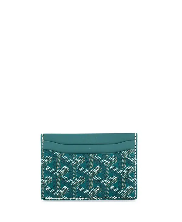 Goyard Saint Sulpice Card Holder Coated Canvas - Green