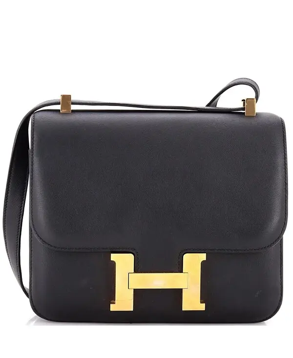 Hermès 24 Constance Bag Swift - Black